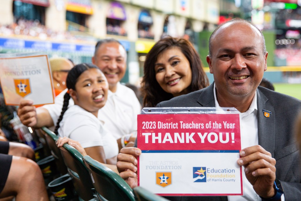 EFHC and Astros Foundation Honor All-Star Educators | HCDE News